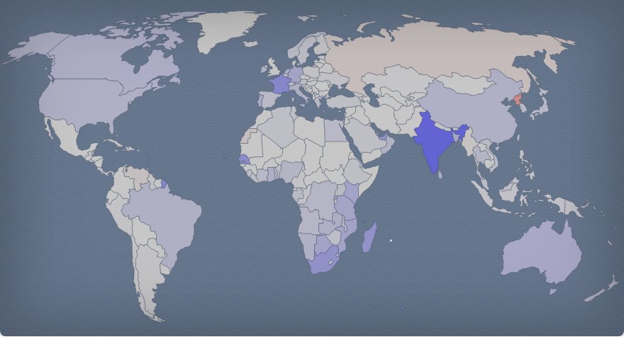 Mauritius - Global Relations Map | Mapdis